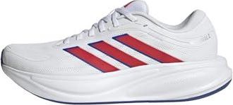 adidas Homme Response 2 Running Shoes, FTWR White/Pure Ruby/Core Black, 41 1/3 EU