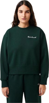 Lacoste Sweatshirt f&uuml;r Damen, leger (Gr&uuml;n)