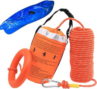 Generic Aquatische Sicherheitstasche - Rettungslinie, Survival-Werkzeug für die Marine | Seilwurftasche mit schwimmendem Kern für die schnelle Wiederherstellu