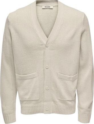 Only & Sons Onsmajor Knit Cardigan - - Knitwear - Herren - Grau - L