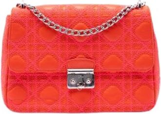 Dior Pre-owned Sac Bandouli&egrave;re &agrave; Rabat - Femme - Pre-owned - Orange - Taille: ONE Size