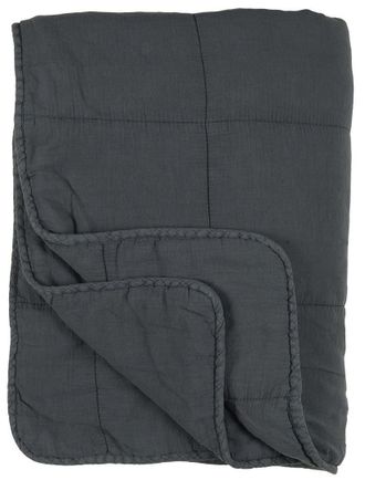 Ib Laursen Tagesdecke, Quilt - Baumwolle - Historical Blue - 180 x 130 cm