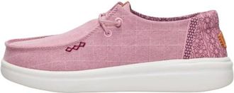 Hey Dude Femme, Chaussures, Rose, Taille: 36 EU Wendy Rise Chambray Grid