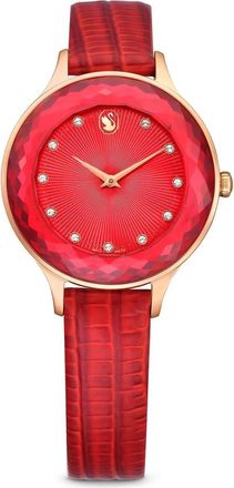 Swarovski Uhr - Octea Nova 33mm Quartz Watch - Gr. unisize - in Rot - f&uuml;r Damen