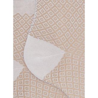 Dor&eacute; Dor&eacute; Chaussettes basses &agrave; losanges en coton m&eacute;lang&eacute;