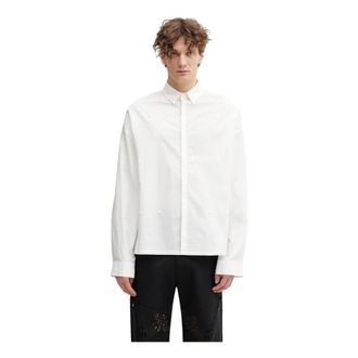 Heliot Emil Relaxed Cotton Shirt - - Shirts - Herren - Wei&szlig; - M