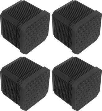 Valiclud 4 St&uuml;ck M&ouml;belf&uuml;&szlig;e Erh&ouml;hung 7,1cm Schwarz aus Robustem Material mit Rutschfestem Bodenschutz f&uuml;r Bett Sofa Tisch Stuhl