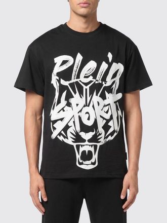 Plein Sport T-shirt en jersey de coton avec logo contrastant