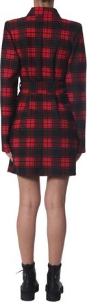 Unravel V-Neck Short Dress - Red