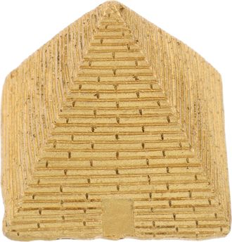 Cabilock Miniatur Ägyptische Pyramide Dekoration Resin Figurine für Haus Büro Garten Mikrolandschaft Historische Skulptur Robustes Harz Ornament Elegant und Vi