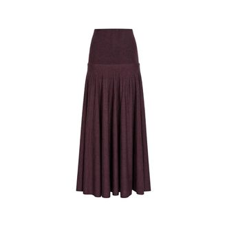 Paco Rabanne Femme, Jupes, Rouge, Taille: 36 FR Maxi Skirts