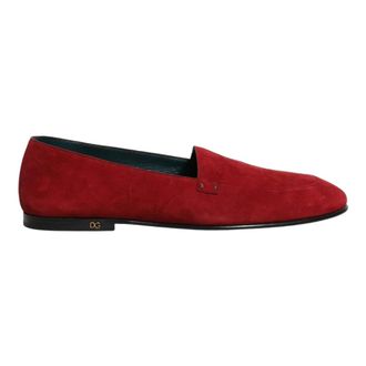 Dolce & Gabbana Loafers Freizeitschuhe - - Shoes - Herren - Rot - 44 EU