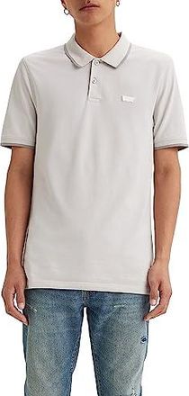 Levi's Slim Housemark Polo Shirt, Quarter Tipping Quiet Gray, XS Homme