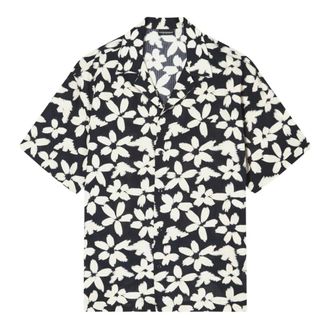 Emporio Armani Homme, Chemises, Multicolore, Taille: S Flower Eagle Pattern Maillots de bain Shirt