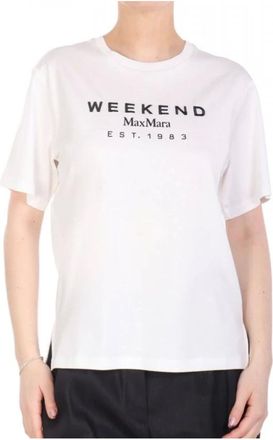 Max Mara Femme, Tops, Blanc, Taille: 44 FR MaxMara Weekend - Hauts > T-Chemises