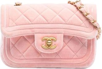 Chanel Sac bandouli&egrave;re matelass&eacute; doccasion - Femme - Pre-owned - Rose - Taille: ONE Size