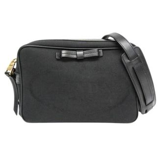 Prada Pre-owned Logo Jacquard Schultertasche - - Pre-owned - Damen - Schwarzk - ONE SIZE