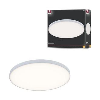 Paulmann 79891 LED Panel Velora rund 400mm 2100lm 3000K Wei&szlig; rund Deckenleuchte Metall