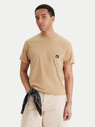 Quiksilver T-Shirt Salt Water EQYZT08205 Beige Comfort Fit