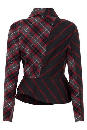 Vivienne Westwood Tartan Virgin Wool Blazer - Red