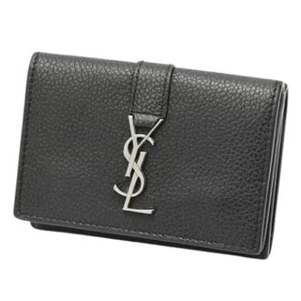 Saint Laurent Portefeuille Tri-fold Pre-owned - Femme - Pre-owned - Noir - Taille: ONE Size