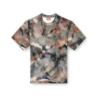 Diesel Homme, Tops, Multicolore, Taille: L T-Boxt-V7 Heavy Cotton T-shirt