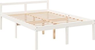 vidaXL Lit pour personne &acirc;g&eacute;e sans matelas 120x200 cm bois pin massif vidaXL