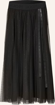 Joop T&uuml;llrock Mit Schmucksteinen schwarz