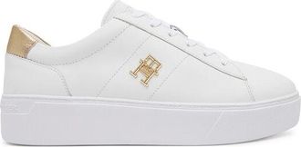Tommy Hilfiger Sneakers Platform Court Sneaker Metallics FW0FW08648 Weiß