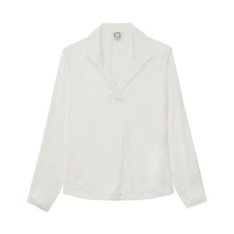 Ines De La Fressange Noa Top - Femme - Blouses et Chemises - Blanc - Taille: 36 FR