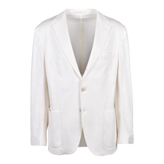 Eleventy Homme, Vestes, Blanc, Taille: 2XL Blazer