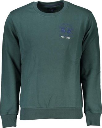 La Martina Homme, Sweatshirts et sweats &agrave; capuche, Vert, Taille: XL SweaT-shirt &agrave; col rond et manches longues