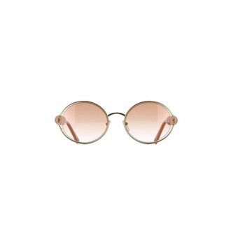 Chlo&eacute; Metallische Sonnenbrille - - Accessories - Damen - Braun - 57 MM