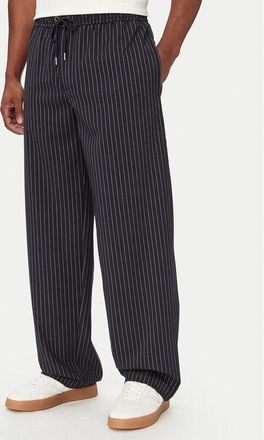 Guess Stoffhose M6YB03 W2649 Dunkelblau Wide Leg