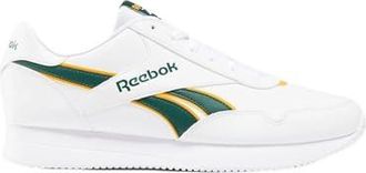 Reebok Jogger Lite Cblack Ftwwht Ft Baskets Basses Unisexe, Blanc Collegiategrn Fiercegld, 43 EU