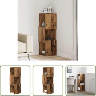 vidaXL Altholz Eckschrank - Eckschrank Altholz 30,5x30x95cm Holzwerkstoff