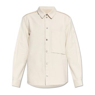 Moncler Hemd mit Tasche - - Shirts - Herren - Beige - XS