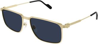 Cartier Authentische Brille mit Premium-Qualit&auml;t - - Accessories - unisex - Gelb - 59 MM