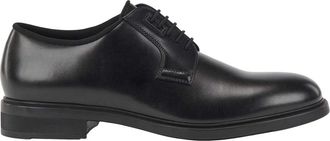 HUGO BOSS Herren Schn&uuml;rschuhe Firstclass, Leder (Schwarz)