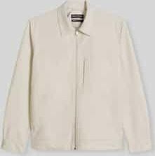 Marc O'Polo Regular Fit Hemdjacke aus Baumwoll-Leinen-Mix