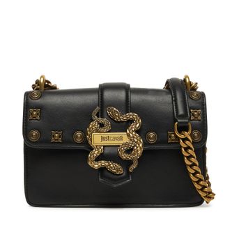 Just Cavalli Handtasche Just Cavalli Iconic Snakes 81RA4BAF ZSE07 Schwarz