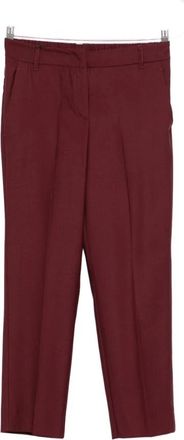 Marella Femme, Pantalons, Rouge, Taille: 38 FR Matrice Pantalons