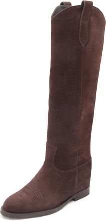 Via Roma 15 Femme, Chaussures, Brun, Taille: 36 EU 4177 Velour Boot