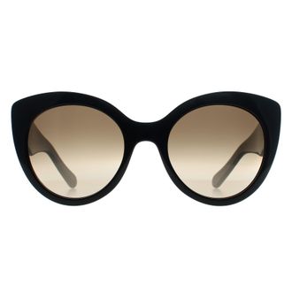 Ferragamo Cat Eye Damen Schwarz Gancini Grau SF964S