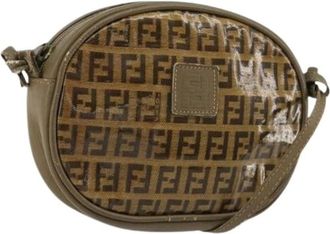 Fendi Pre-owned Vintage Zucchino Canvas Shoulder Bag - Femme - Pre-owned - Brun - Taille: ONE Size