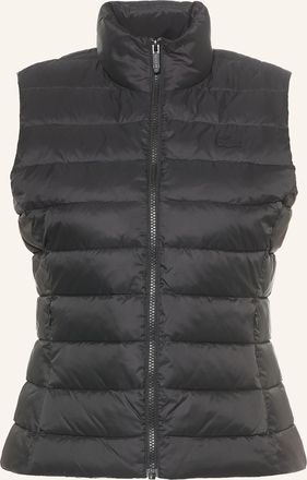 Lacoste Steppweste schwarz