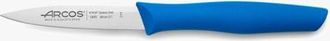 Arcos Cuchillo Sch&auml;lmesser Edelstahl NITRUM 85 mm - Obst und Gem&uuml;se - Ergonomischer Griff Polypropylen Blau - Serie Nova