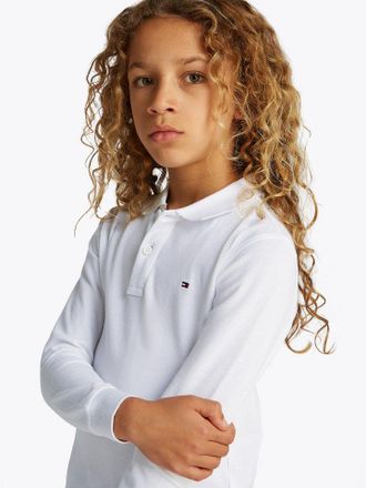 Tommy Hilfiger Poloshirt REG POLO LS mit Logostickerei