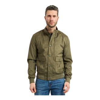 Yes-Zee YES Zee, Homme, Vestes, Vert, Taille: M Veste en tissu doux