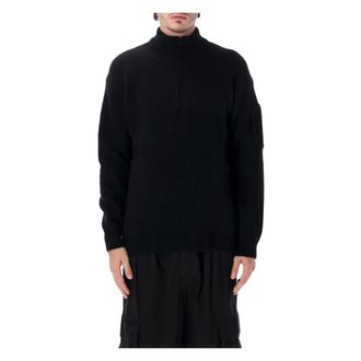 C.P. Company C.p. Company - Pull &agrave; demi-zip - Homme - Pulls - Noir - Taille: XL